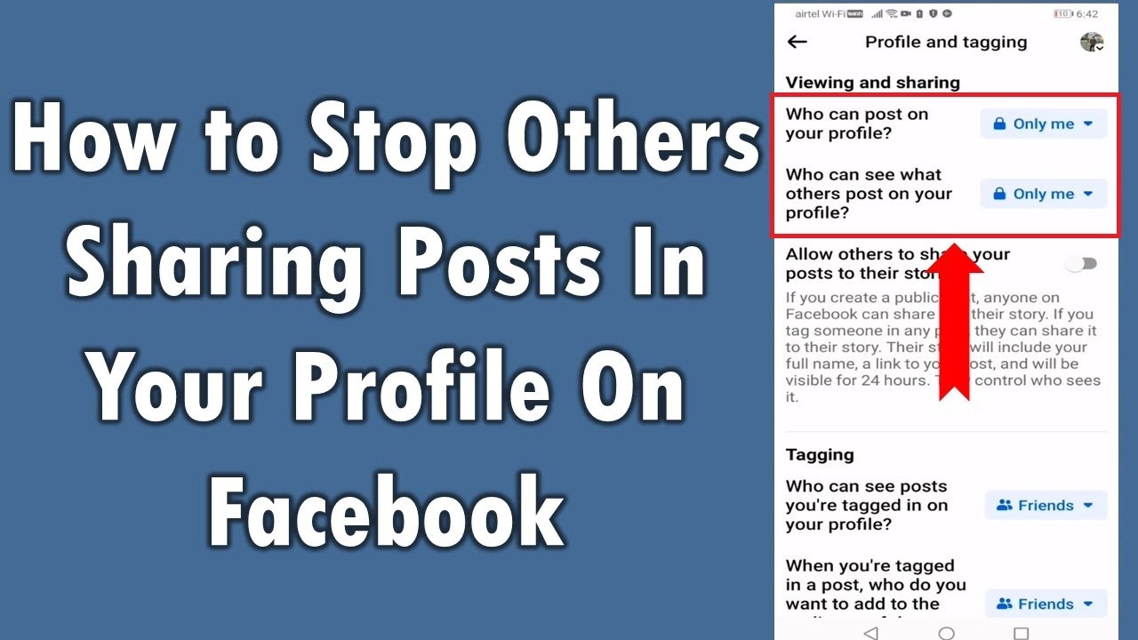 How to Stop Others Sharing Posts In Your Profile On Facebook - YouTube