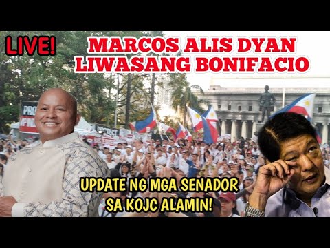 LIVE UPDATE SA SENADO SA KOJC AT LIWASANG BONIFACIO MARCOS ALIS DYAN ...