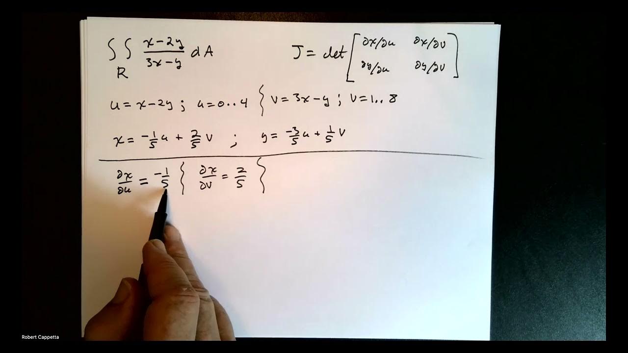 Jacobian: Double Integral Over Parallelogram - YouTube