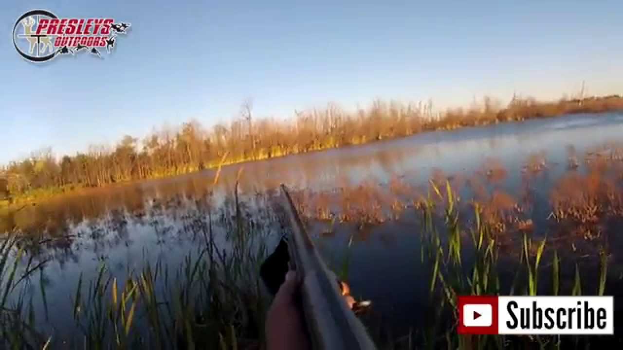 Canada Duck Hunting Marsh Teal Go Pro : Presleys Outdoors - YouTube
