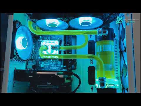 Invasion H1 with Bykski Custom Watercooling Acid Green
