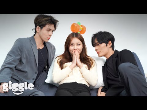 TWO HANDSOME GUYS on ONE BED together!! Can girl hold her laughter?!🔥🔥