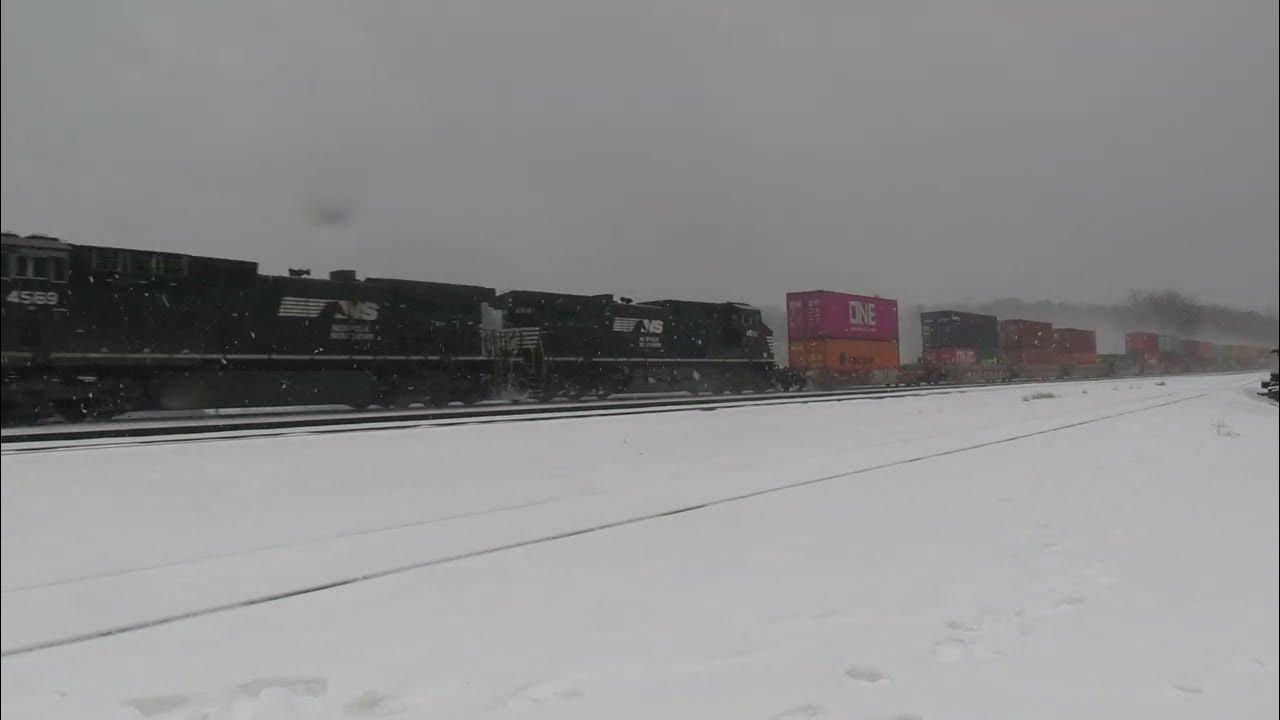 NS 22M eastbound doublestack container train at Cresson PA #shortvideo ...