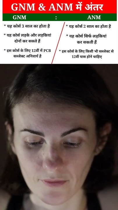 GNM तथा ANM में मुख्य अंतर क्या है || GNM & ANM Me Kya Antar Hai ? || #shorts - YouTube