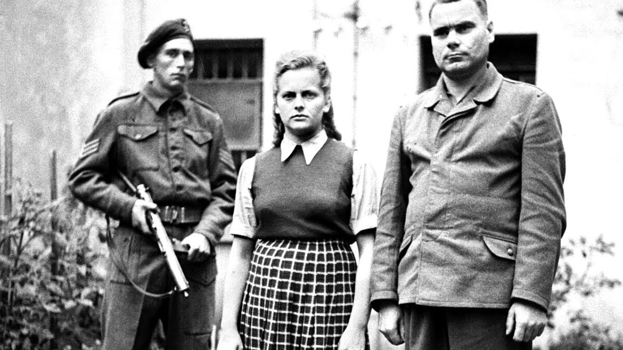 The INSANE Execution Of Female Auschwitz Guard Irma Grese The HYENA Of ...