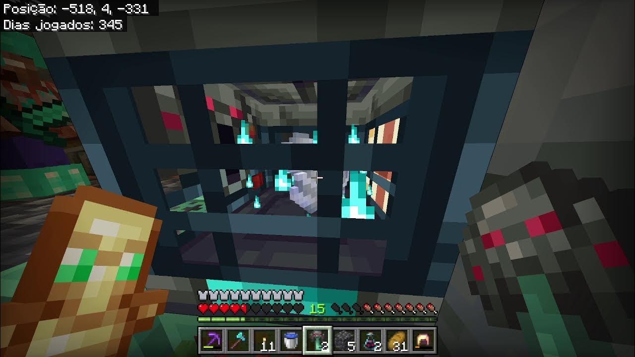 Minha transmissão de minecraft 21 - YouTube