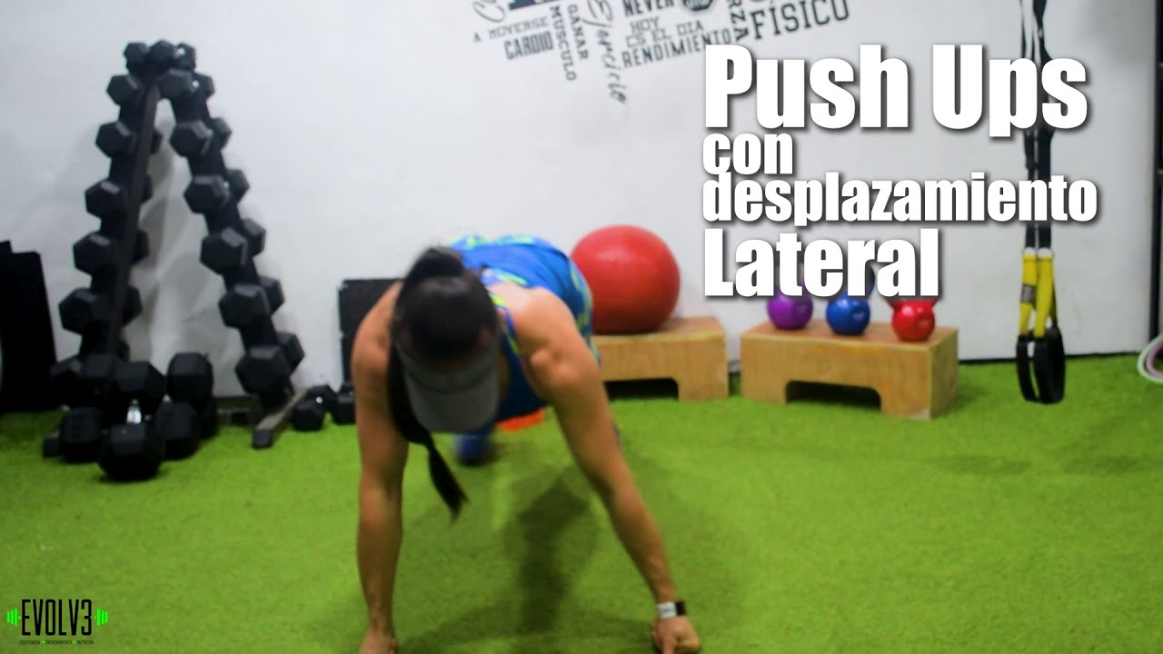 Push Ups con desplazamiento Lateral | Evolv3 - YouTube
