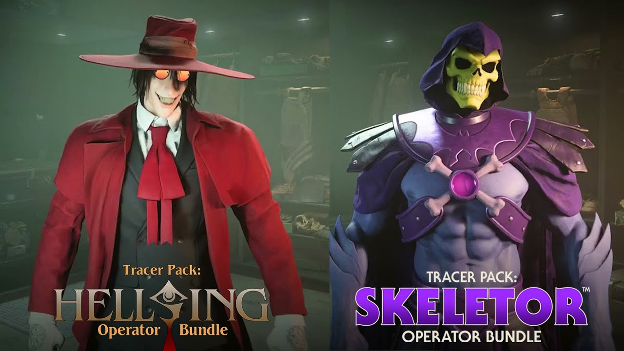 TRACER PACK: SKELETOR OPERATOR BUNDLE ALUCARD HELLSING OPERATOR BUNDLE ...