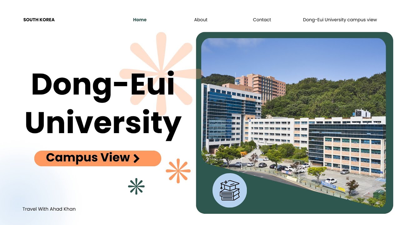 Dong-eui University 🎓 Campus View দেখুন 🇰🇷 কোরিয়ার শীর্ষ ...