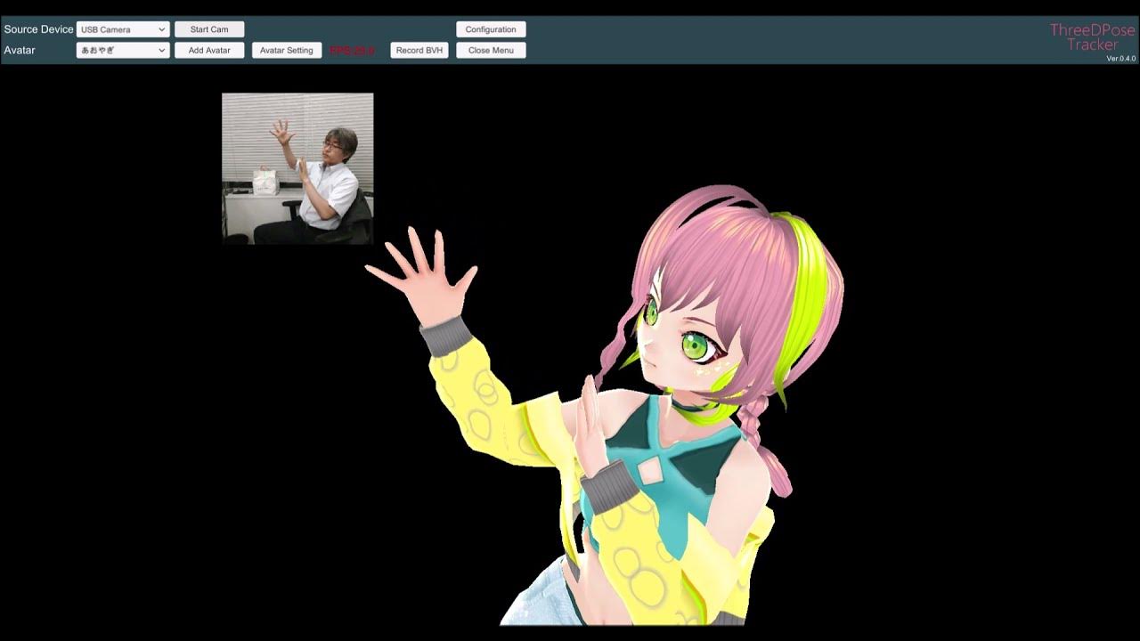 MediaPipe handtracking and ThreeDPoseTracker bodytracking (Under implementation) - YouTube