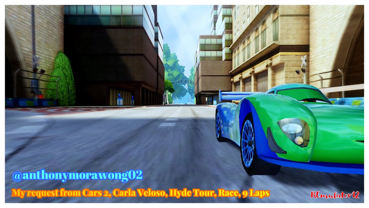 Cars 2 The Video Game | Carla Veloso - Race Mode | Hyde Tour 9 Laps ...