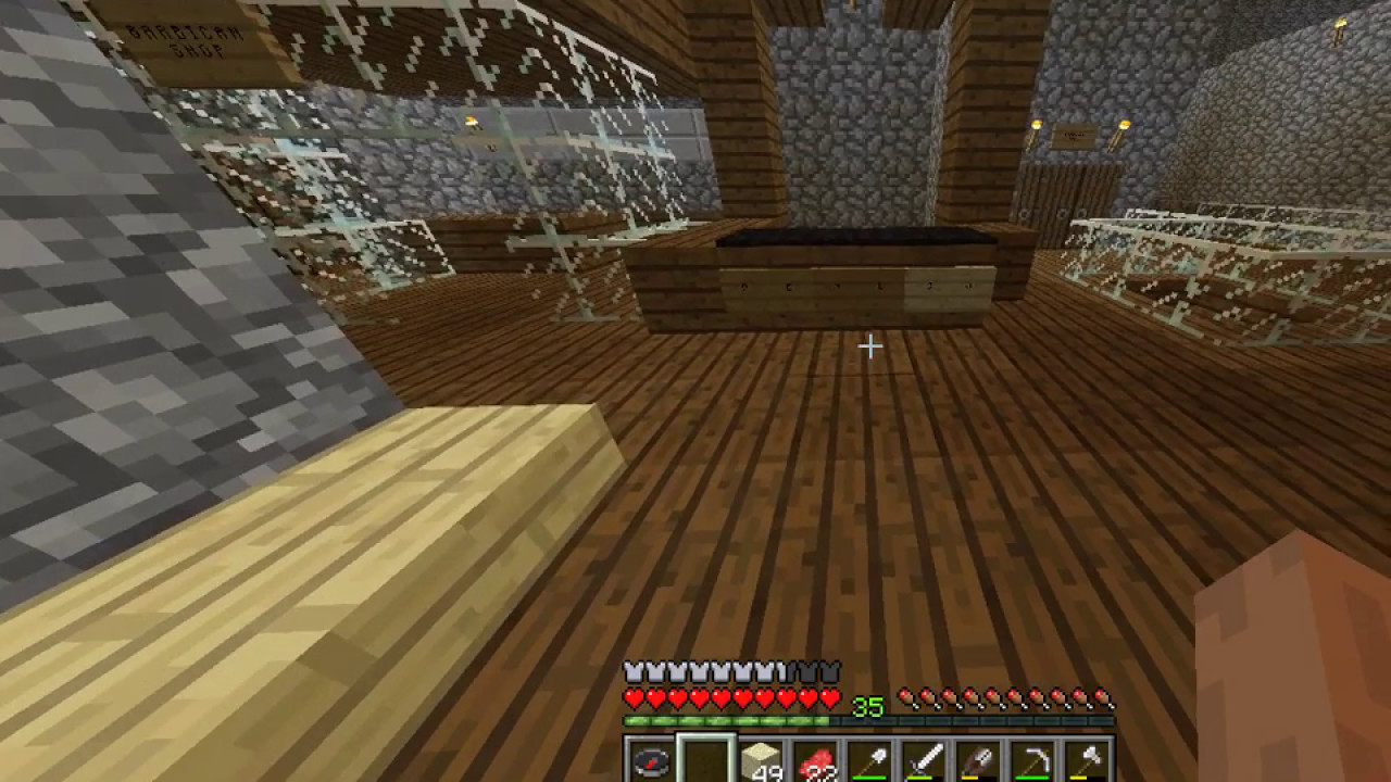 Minecraft: The Barbican, Work in Progress - YouTube