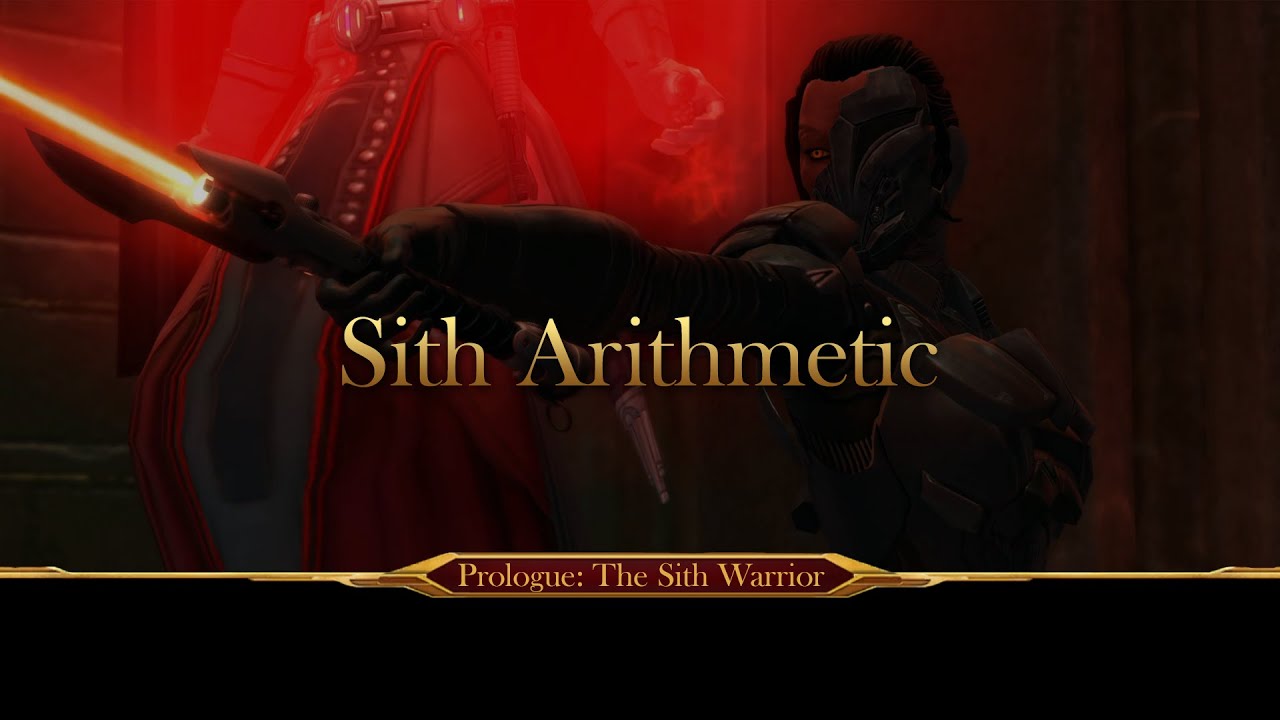 Sith Warrior (Light Side) | Prologue: The Sith Warrior | Sith ...