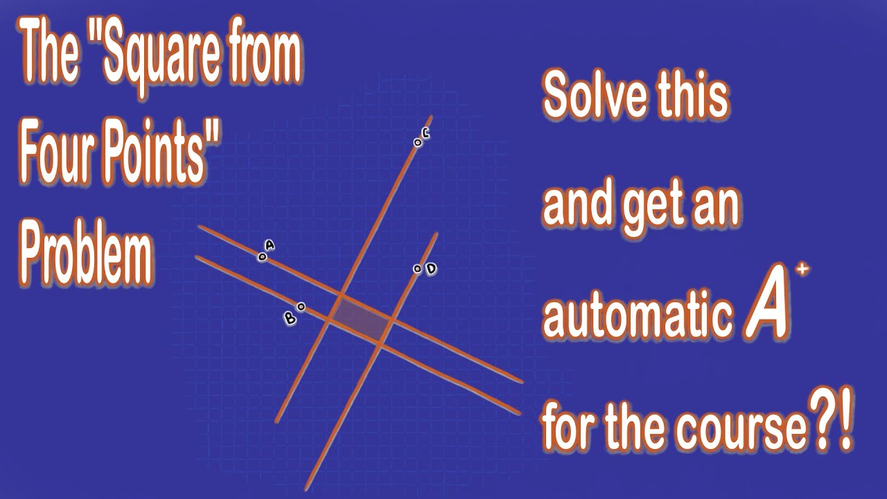 A geometry teacher's challenge problem - YouTube