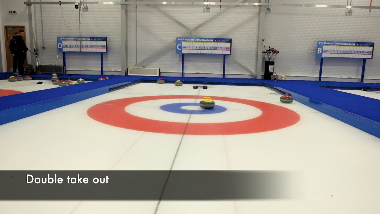 Scottish Curling DOUBLE TAKE OUT - YouTube
