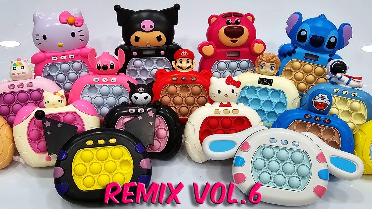 POP IT New Remix Vol.6 Sonic, Minnie & Mickey Mouse, Mario ASMR ...