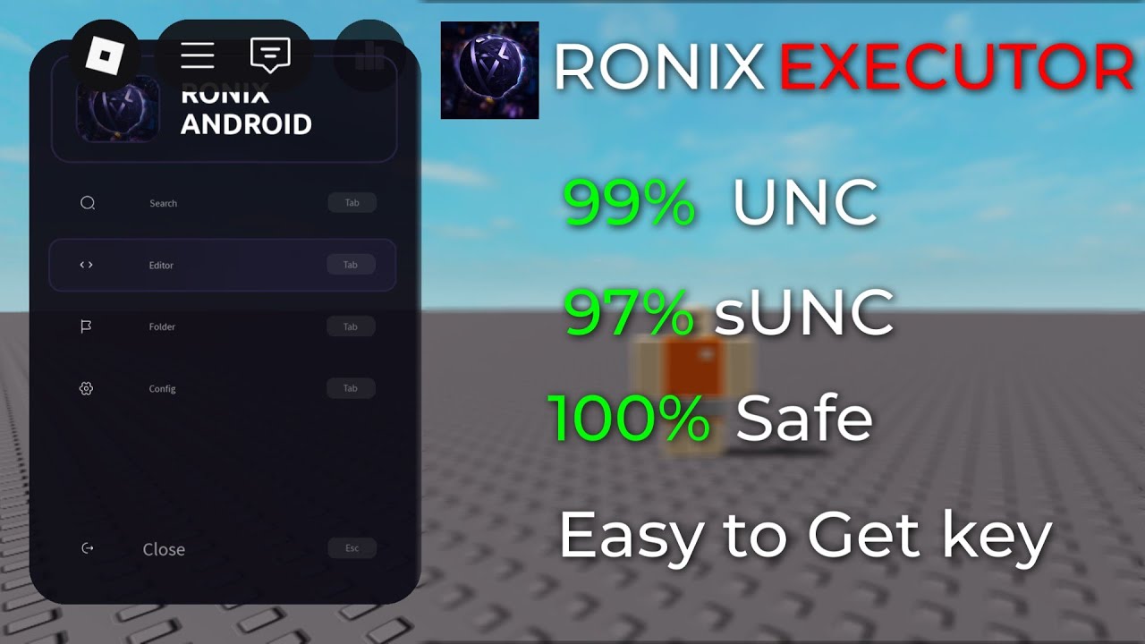 RONIX EXECUTOR | 99% UNC | 97% SUNC | 100% SAFE🔥 - YouTube
