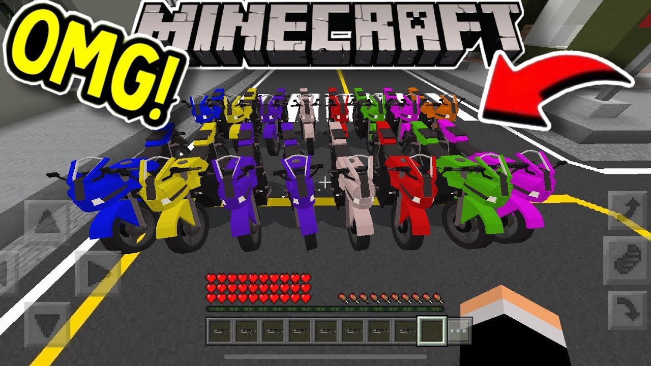 Honda CBR600RR | Honda CBR600RR Mod In Minecraft PE - YouTube