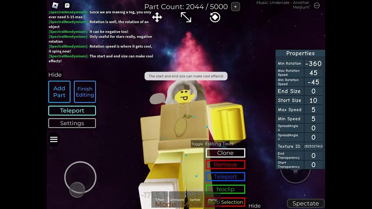 How to make particles in tower creator! (Basic but full tutorial) - YouTube