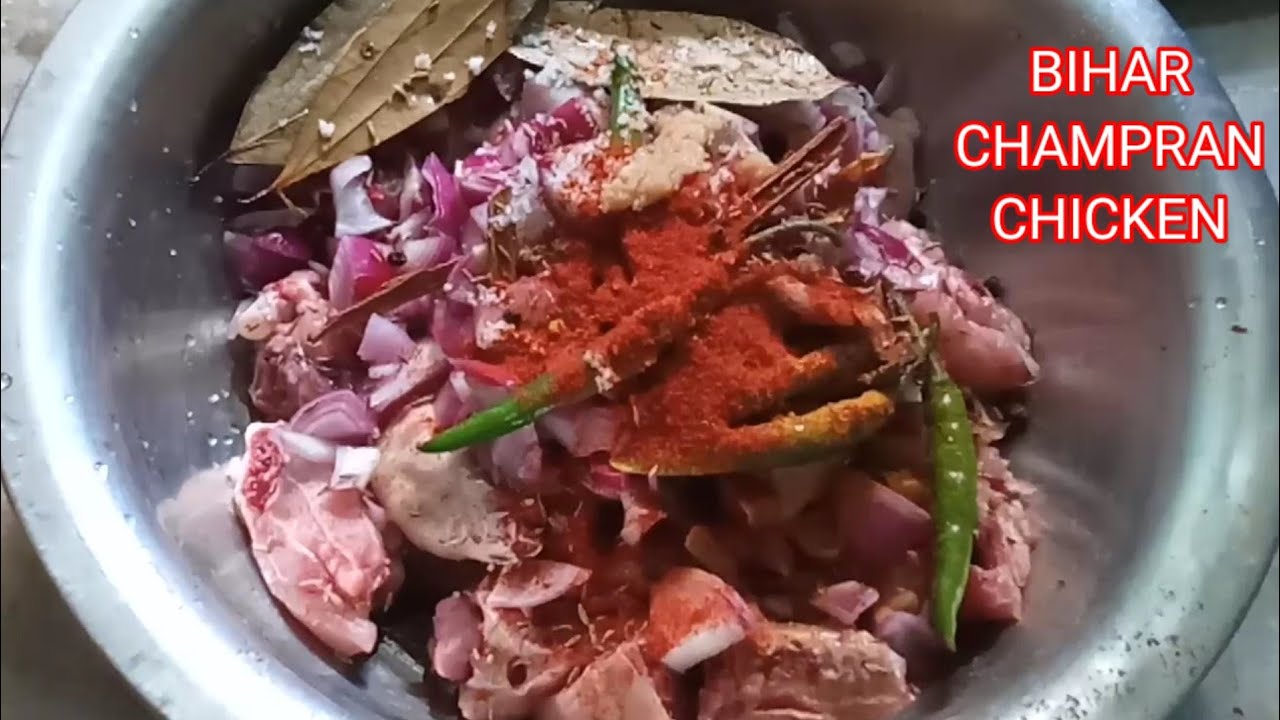 BIHARI, CHAMPARAN, CHICKEN CURRY | COOKING, EATING | BIHARI STYLE ...