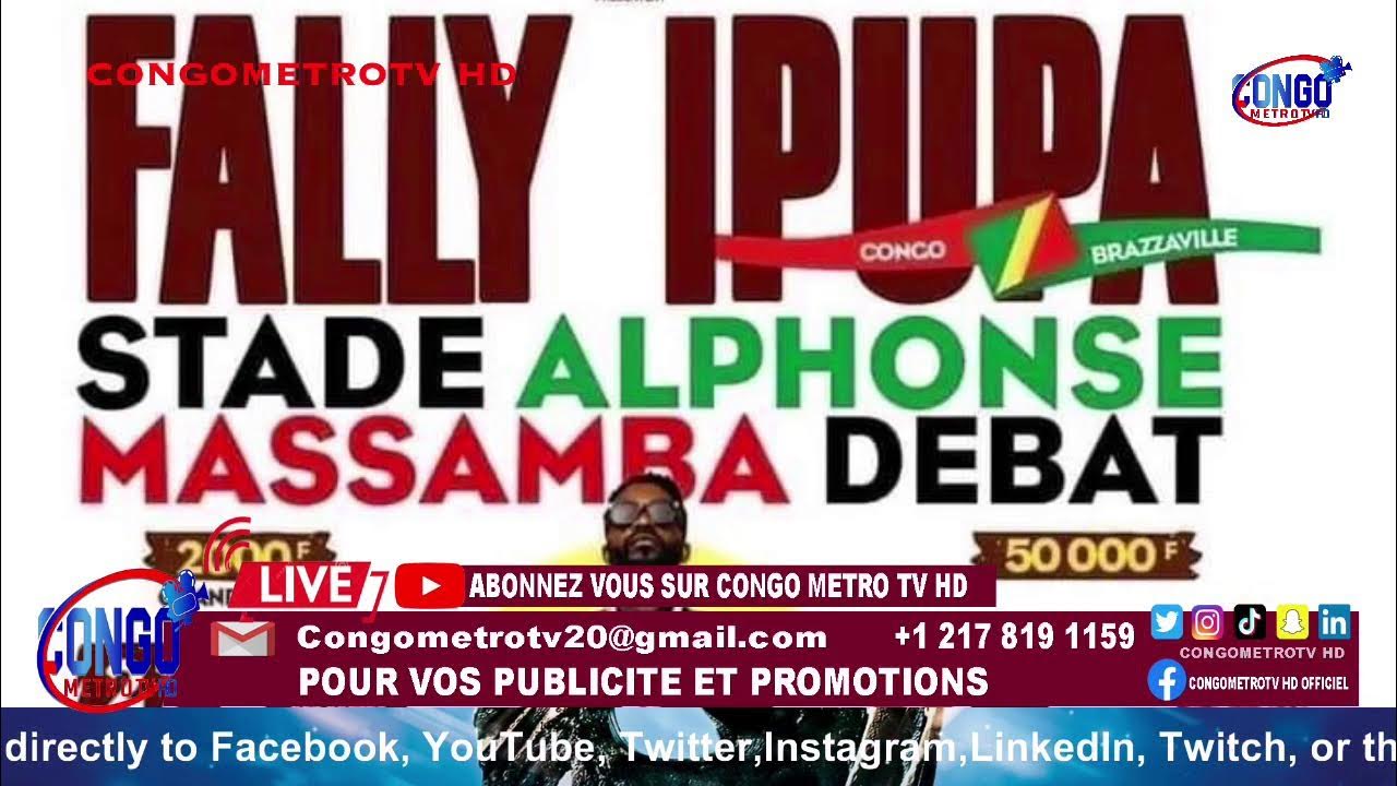 EN DIRECT DE BRAZZAVILLE CONCERT FALLY IPUPA - YouTube