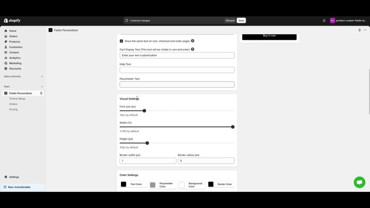 Product Custom Fields - Conditional logic by CodeMate Apps - YouTube