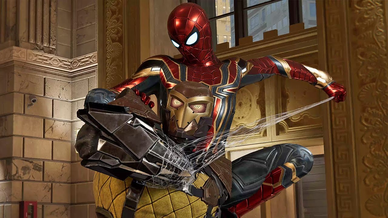 Marvel's Spider-Man Remastered - Shocker Boss Fight - YouTube