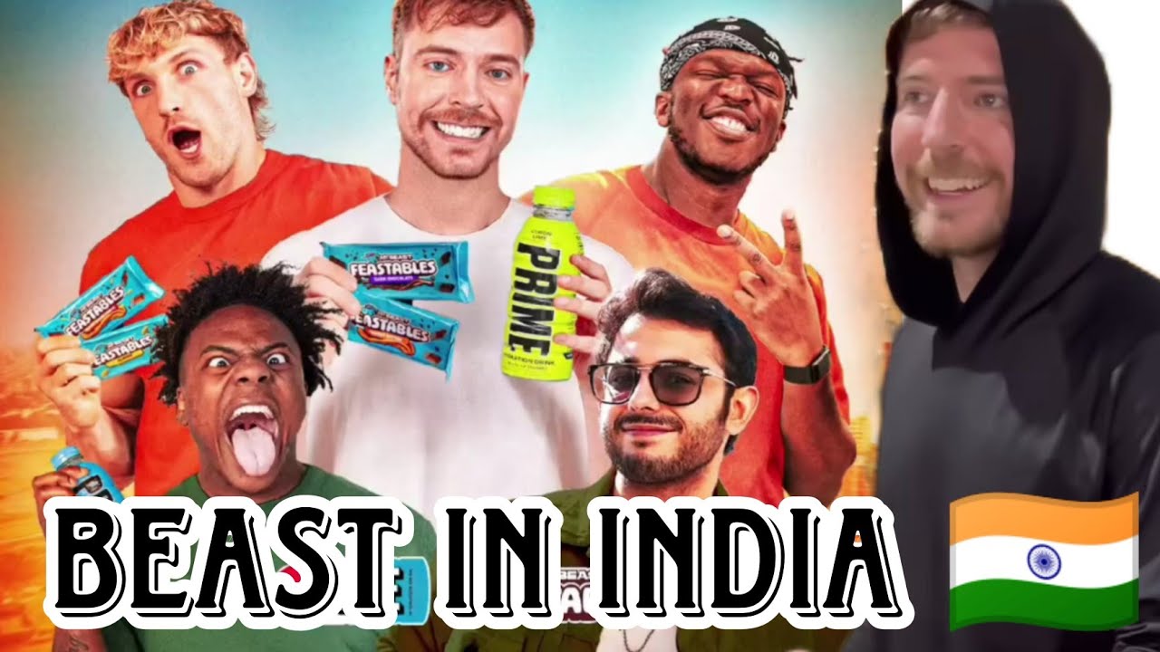 KSI Live Performance & Mr. Beast, Logan Paul In India || #shasmitvllgs ...