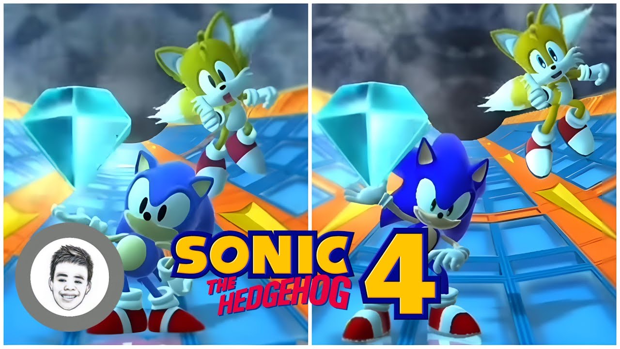 CLASSIC SONIC vs MODERN SONIC Gameplay Comparison in SONIC 4 - YouTube