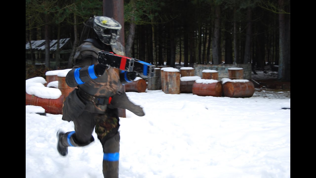 Paintball in the SNOW at BPF in Doncaster - YouTube