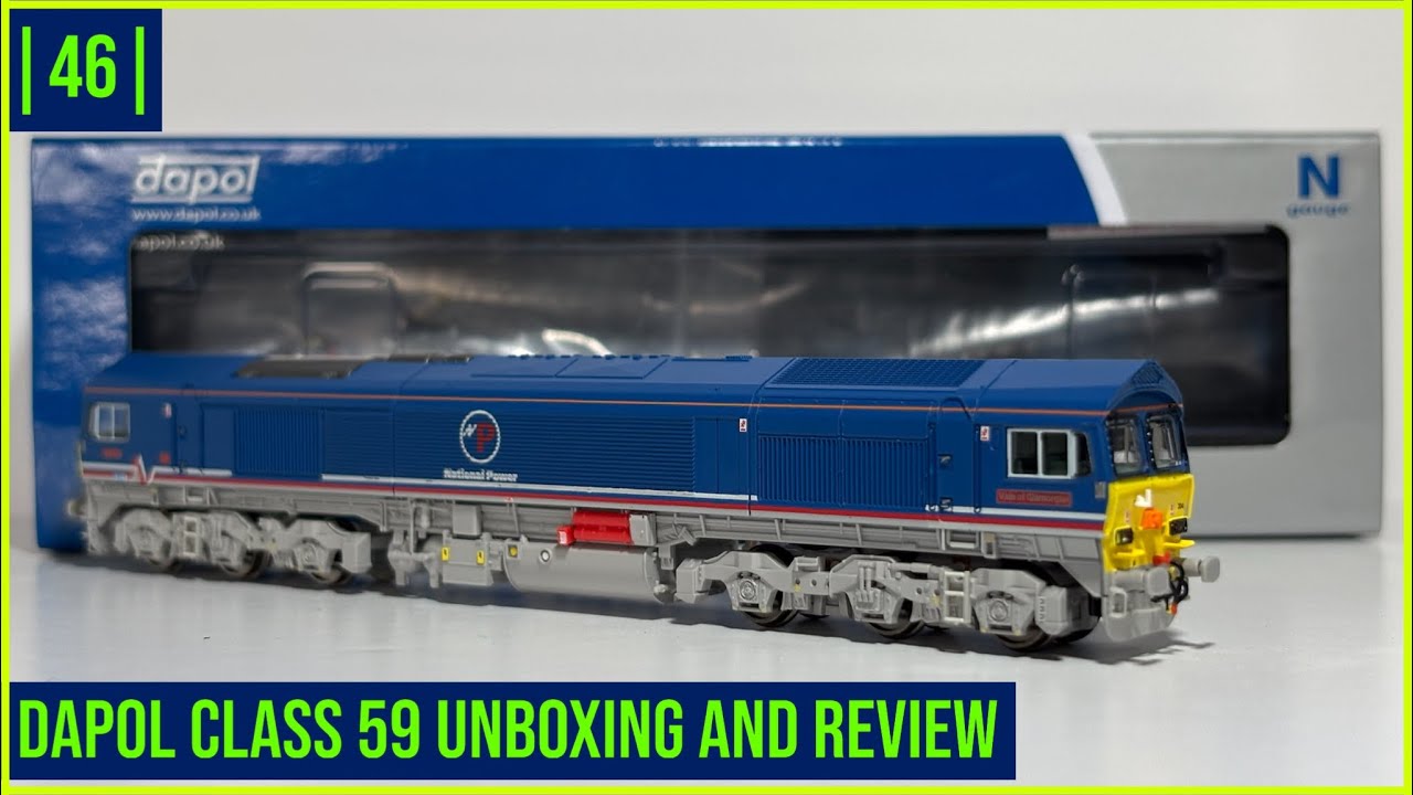 Dapol class 59 Unboxing and review | 46 | Austin Valley N Gauge Model Railway - YouTube