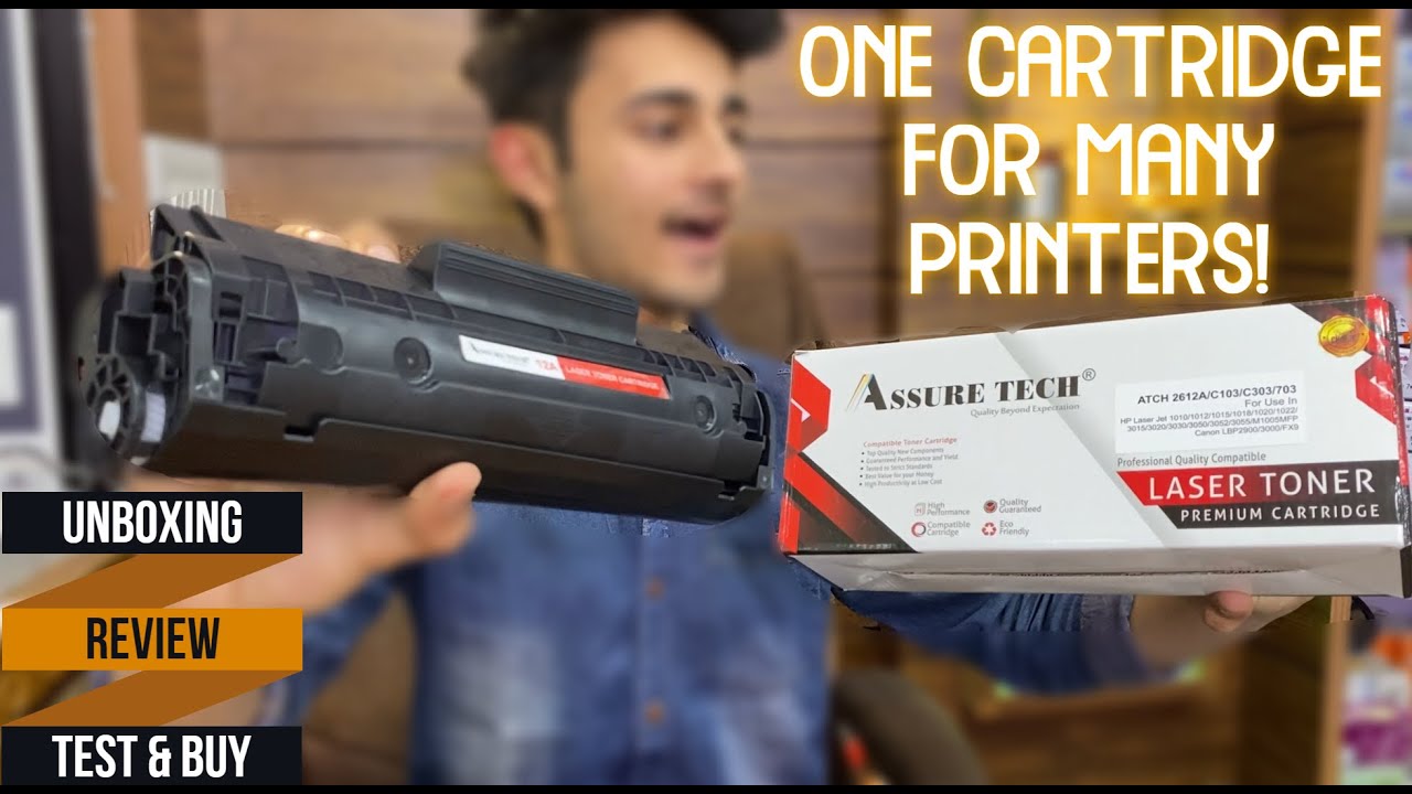Assuretech 12A MultiPurpose Toner Cartridge Unboxing & Review | Electrical Unboxing - YouTube