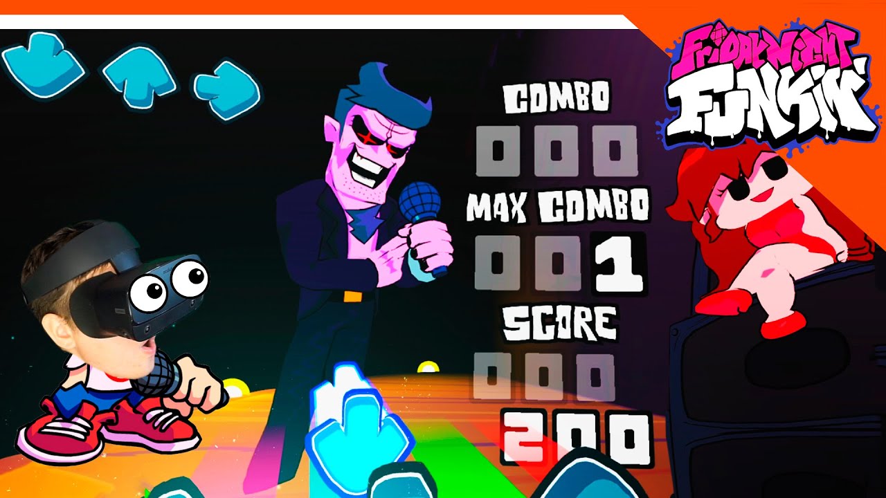 🎶 ФРАЙДЕЙ НАЙТ ФАНКИН В ВИРТУАЛЬНОЙ РЕАЛЬНОСТИ! FNF VR 🎶 Friday Night ...