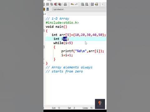 how to use array in C language | Array in C Language - YouTube