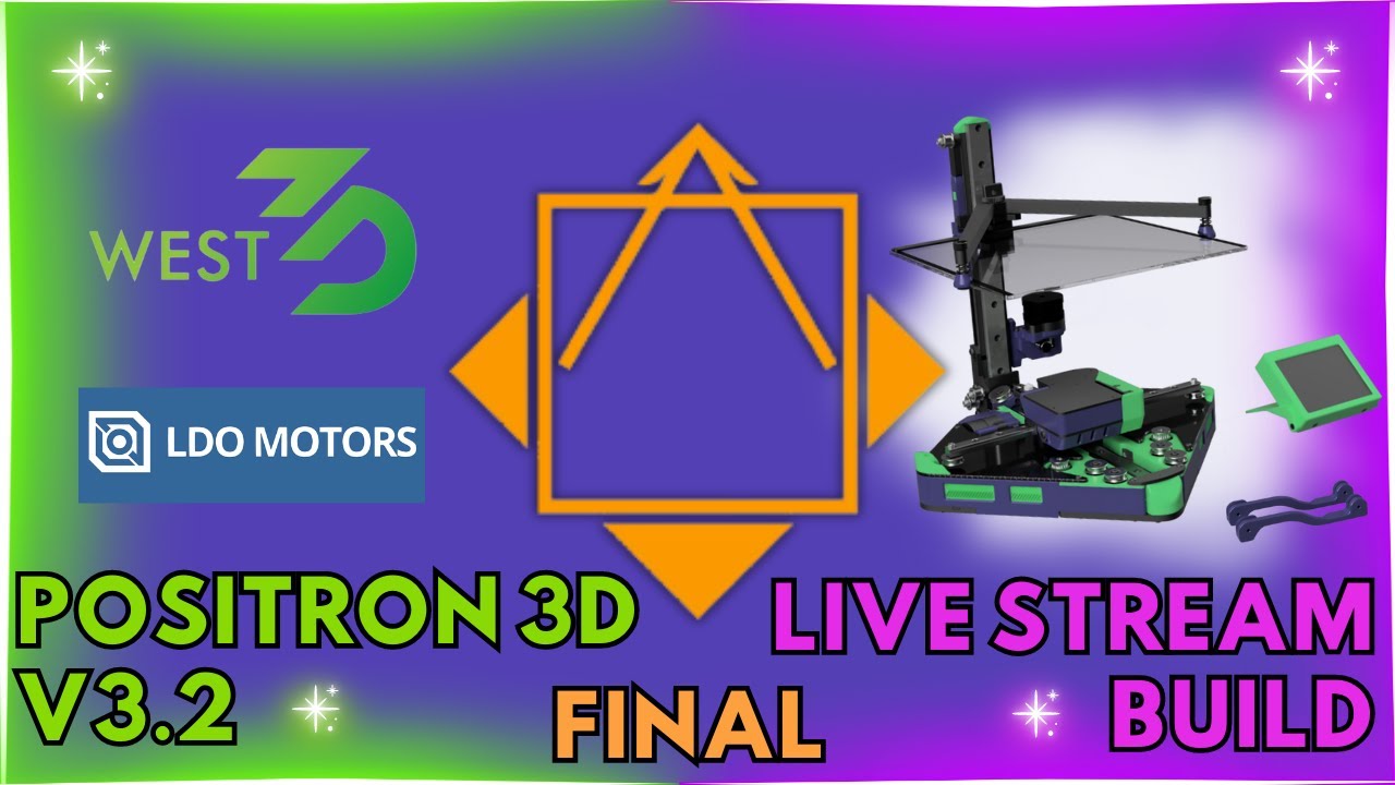 Positron V3.2 Upside Down 3D Printer Livestream Build | Pt.3 Polymaker ...
