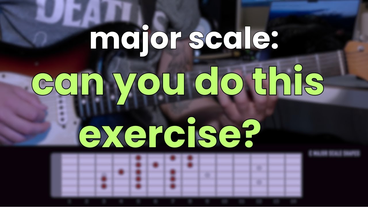 can you do this major scale exercise? - YouTube