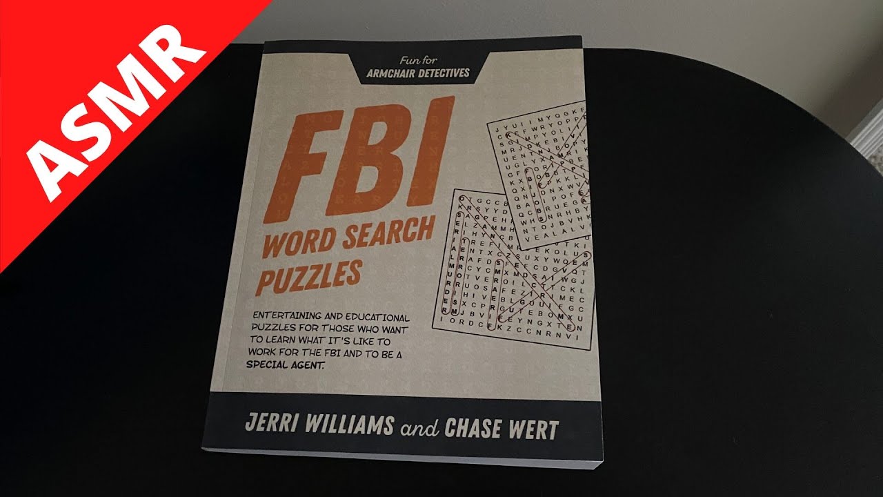 ASMR FBI Word Search Puzzle (whisper) - YouTube