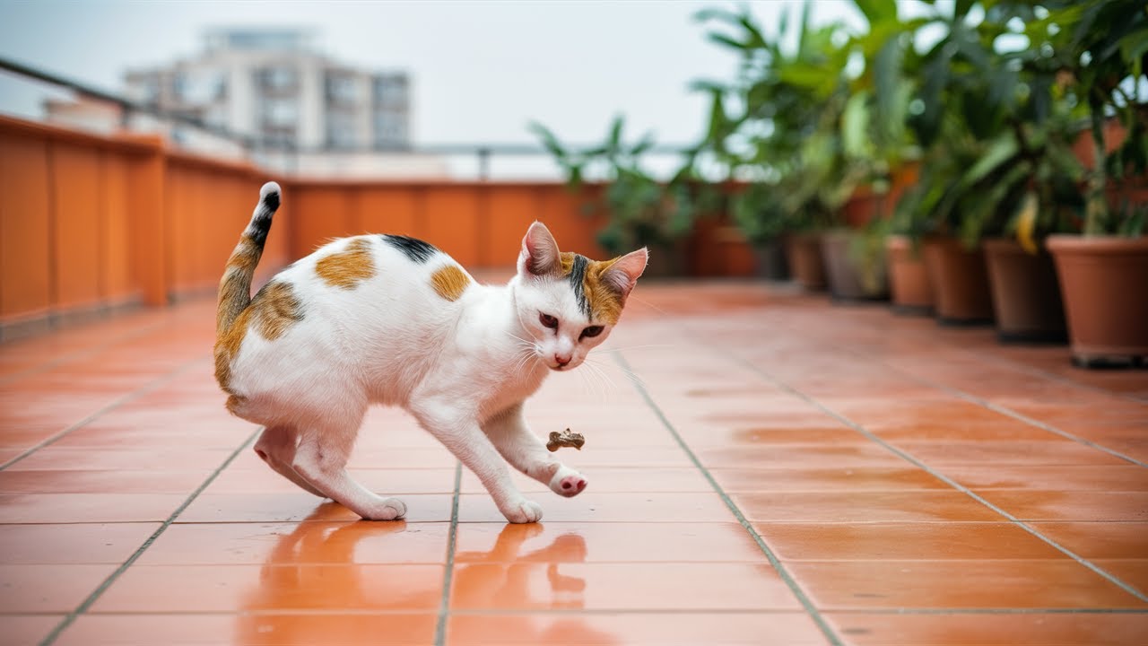 Teen Cat playing with mysterious object. - YouTube