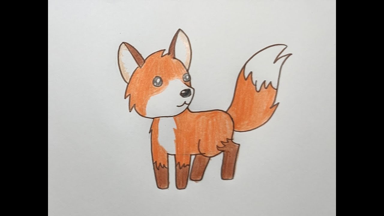 How To Draw Foxie Step by step - YouTube