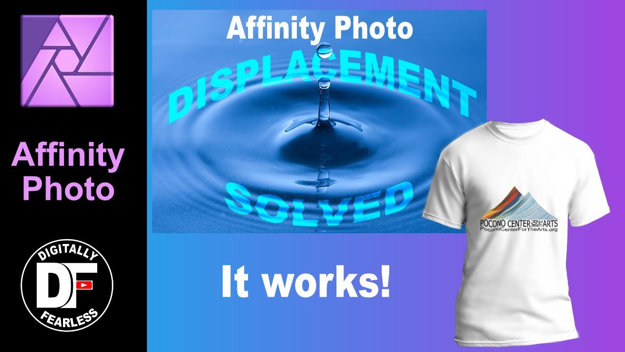 Displacement Map Works in Affinity Photo - YouTube