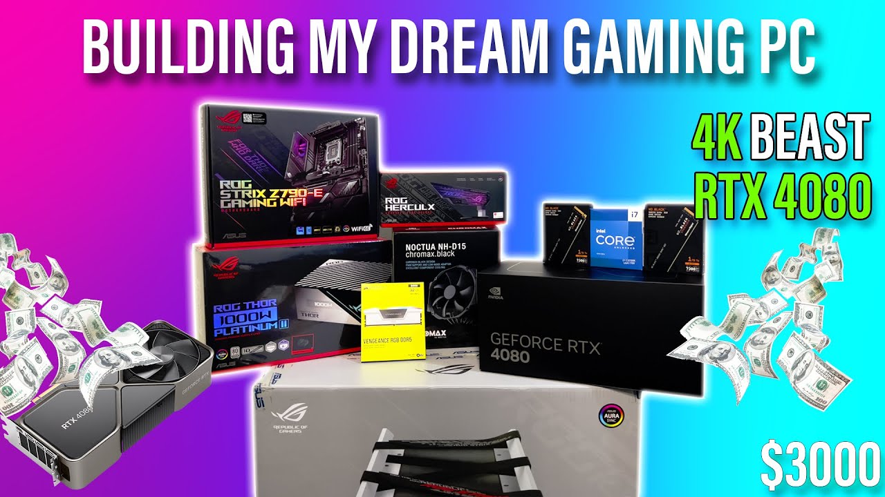 Building My DREAM Gaming PC | Strix Helios x RTX 4080 FE x 13700K Full ...