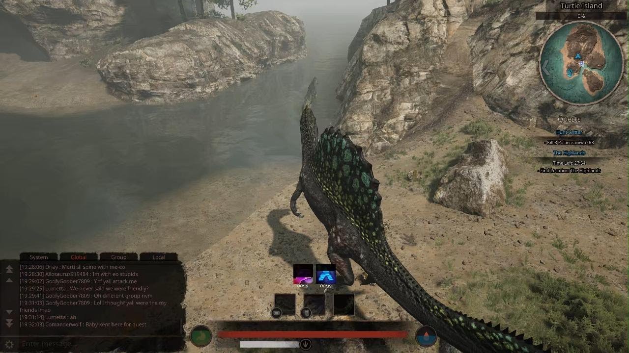 Turtle Island Homecave Bug!: Flying Spino-Path of Titans - YouTube