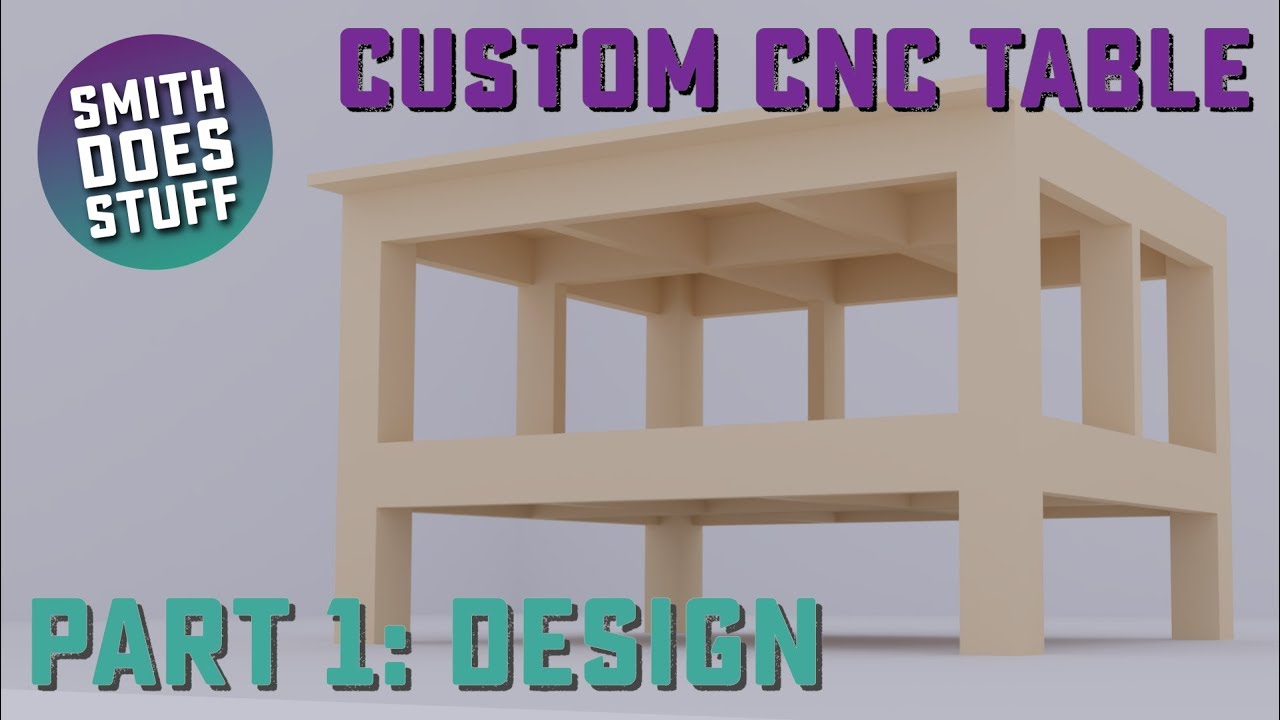 Custom MPCNC Table Design - YouTube