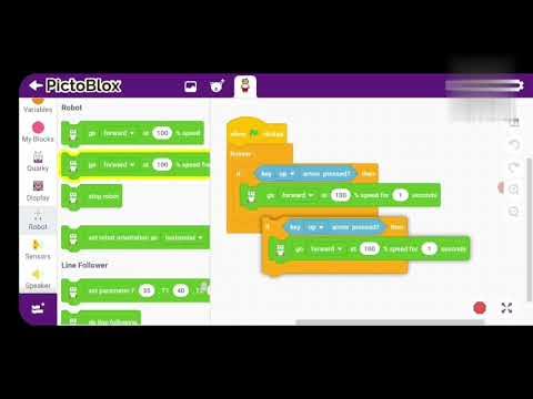 Making of QUARKY wireless controller in pictoblox. - YouTube