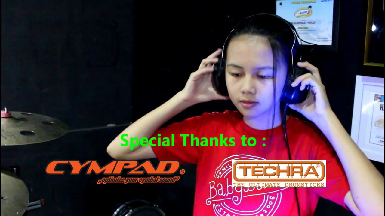 Caravan ~ Whiplash by Kalonica Nicx Drummer 12 yo - YouTube