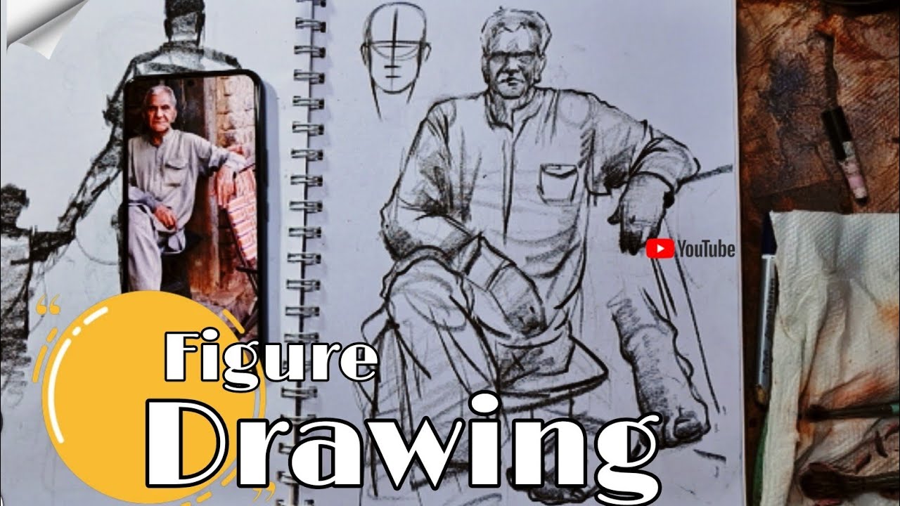 DRAW a Realistic Human Figure in Minutes! - YouTube