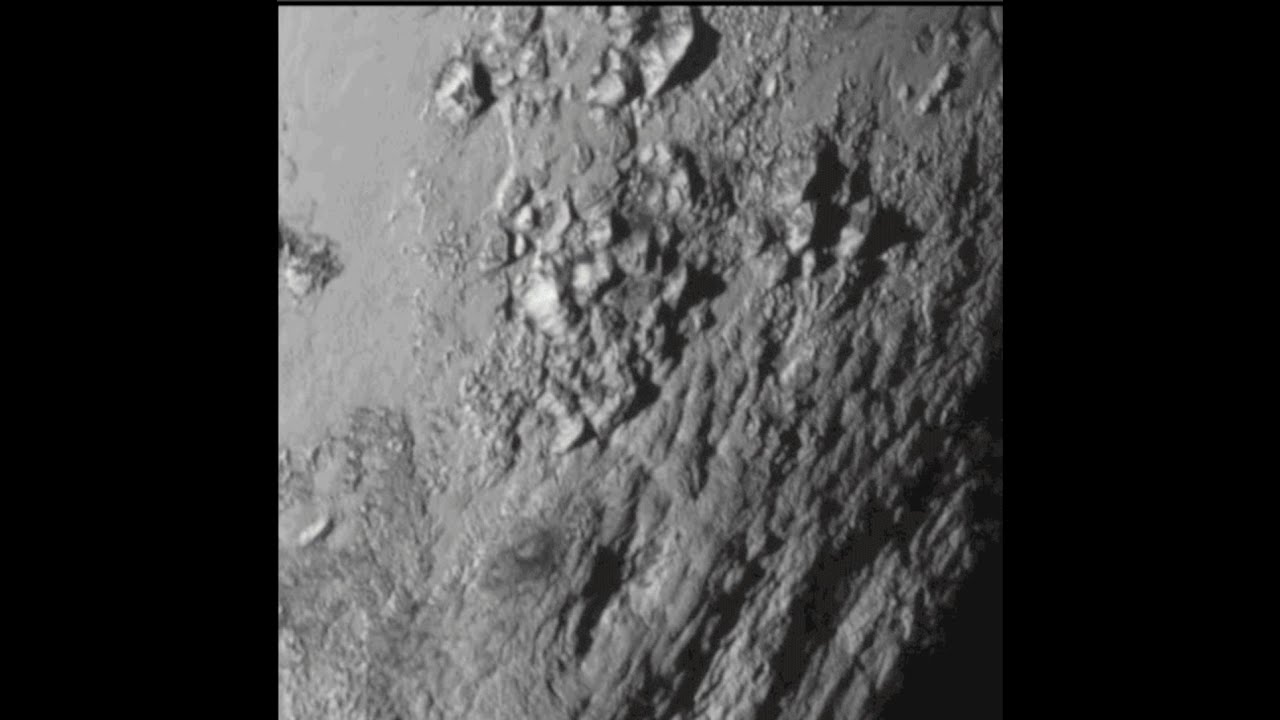 Mountains On Pluto - The Long Zoom In - YouTube