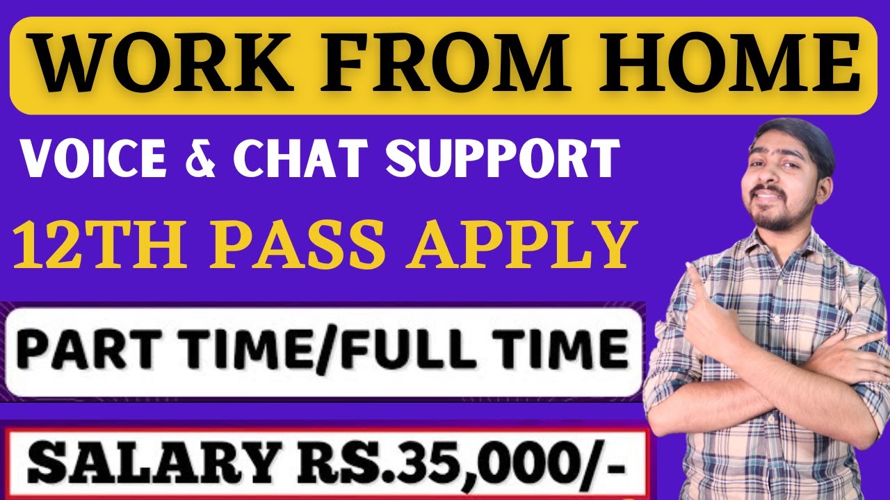Best Work From Home Job 2024 | 12th Pass Can Apply | Salary:35,000 ...