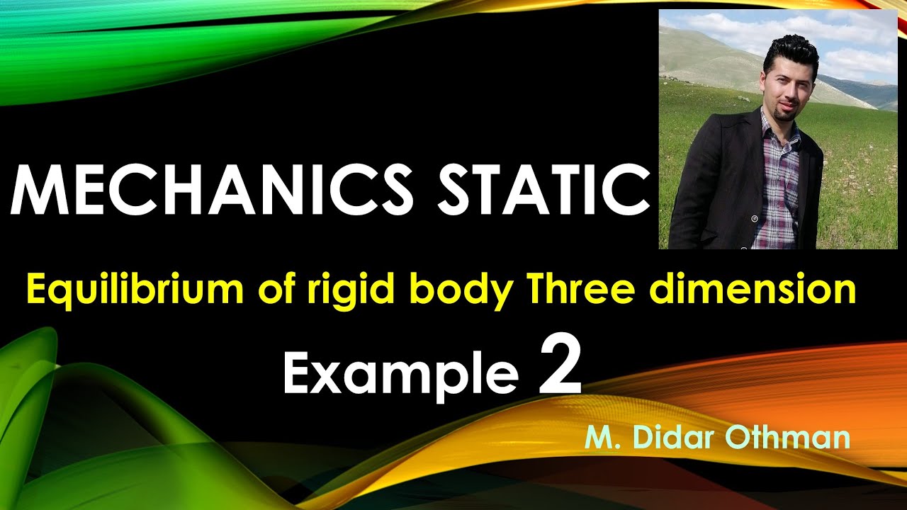 Equilibrium of rigid body 3D # 2 - YouTube