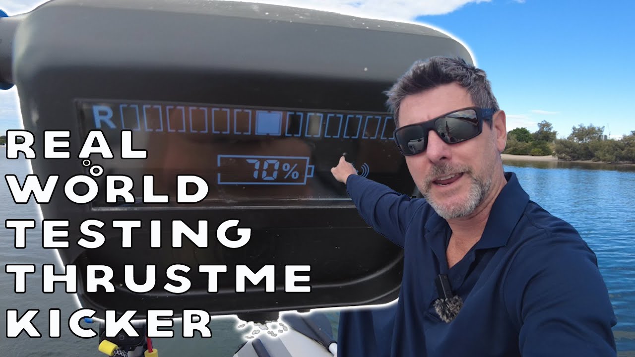 Putting The THRUSTME KICKER Electric Outboard To The Test In Real-world ...